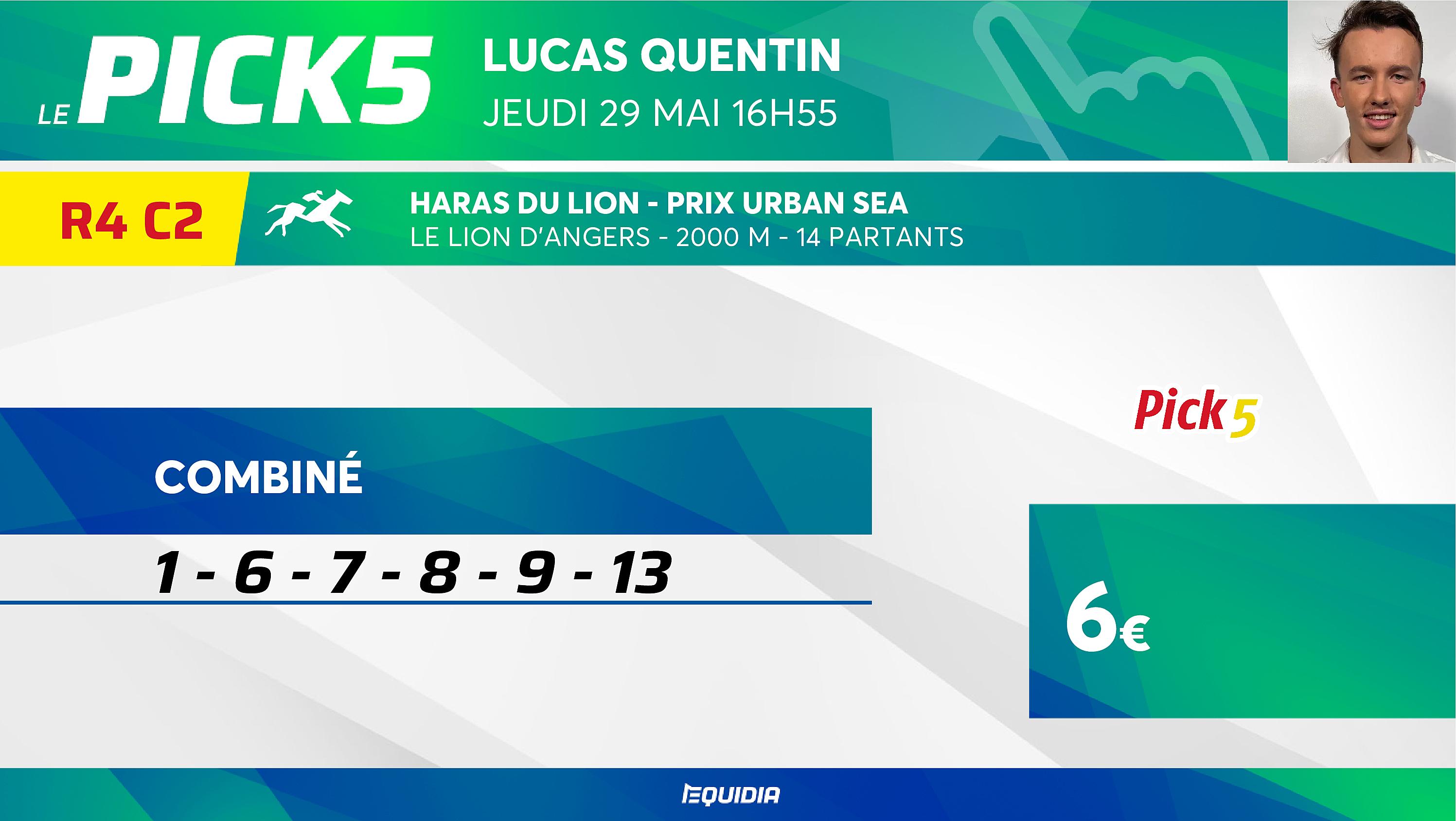 Le conseil de jeu de Lucas Quentin pour le Pick 5 de ce jeudi 29 mai au ...
