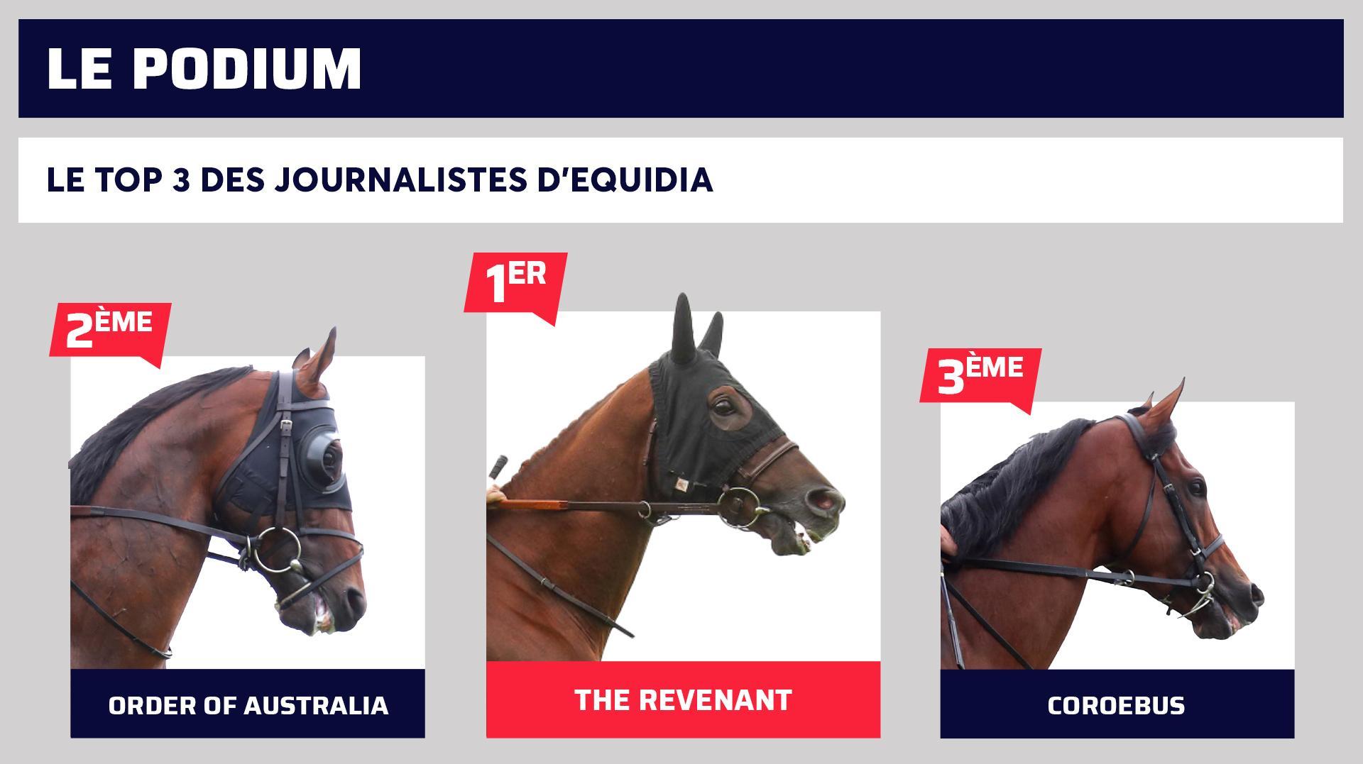 Le top 3 des journalistes d'Equidia pour le Prix du Moulin de Longchamp ...
