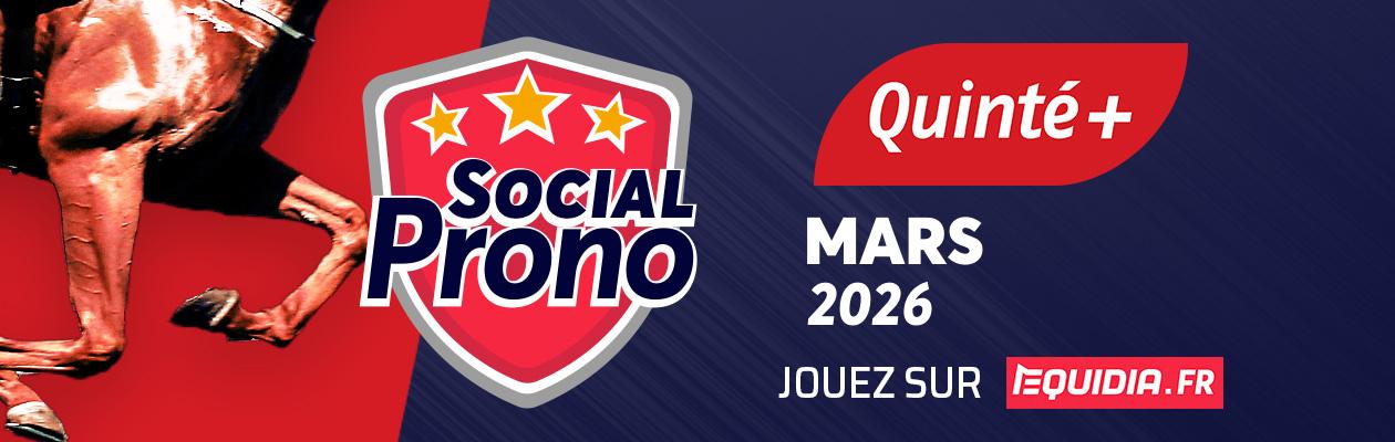 Social Prono Quinté+ du mois de mars 2026 | Equidia
