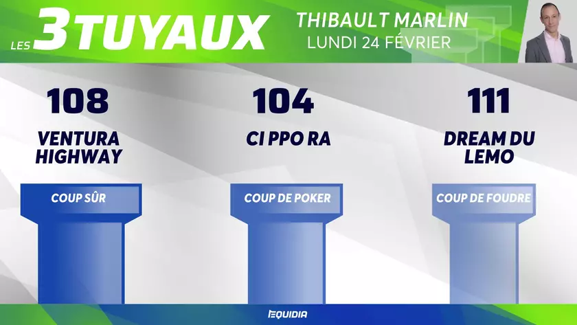 Quinté Les 3 Tuyaux Du Quinté Du Lundi 24 Février à Auteuil Equidia
