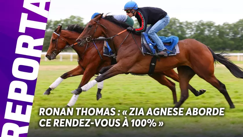Prix de Diane Longines - Ronan Thomas : « Zia Agnese aborde ce rendez ...